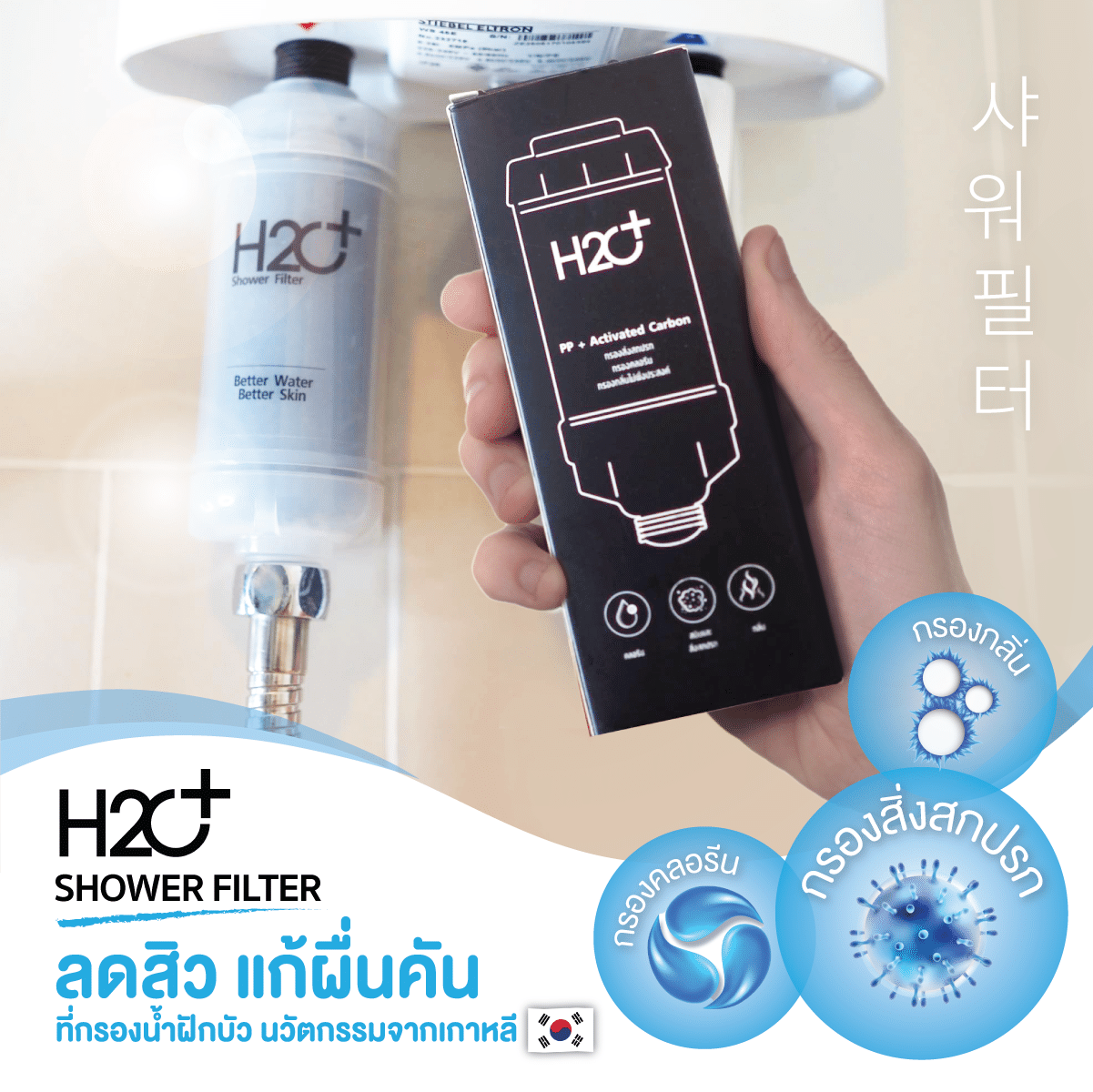 H2O Plus Shower Filter - H2O Plus